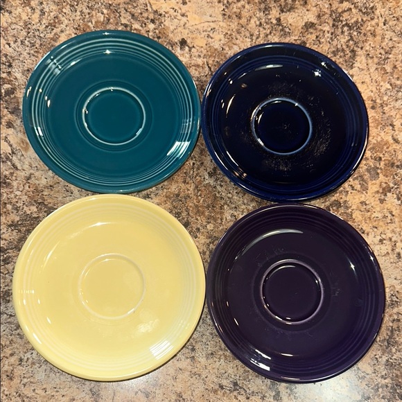 Fiesta | Dining | Fiesta Small Saucers Colorful Ceramic Saucer Retired ...